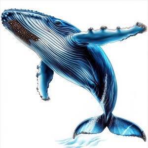19 Blue Whale Clipart – Watercolor Blue Whale Jpgs Ocean Animal Clipart ...