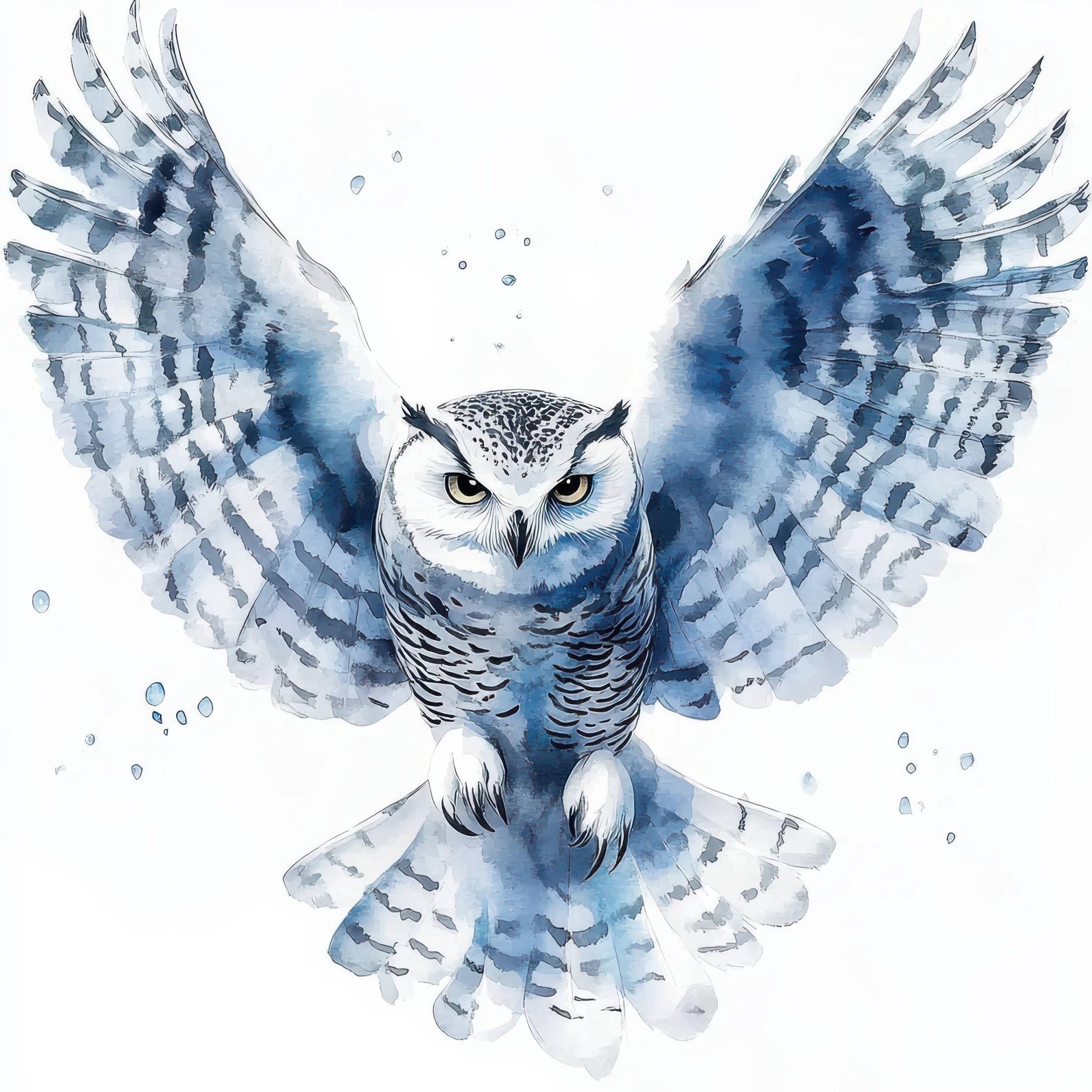 15 Snowy Owl Clipart | Majestic Winter Owl Illustrations for Nature ...