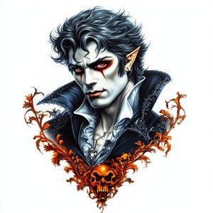 25 Vampire Digital Clipart | High-resolution | Gothic & Spooky Designs ...