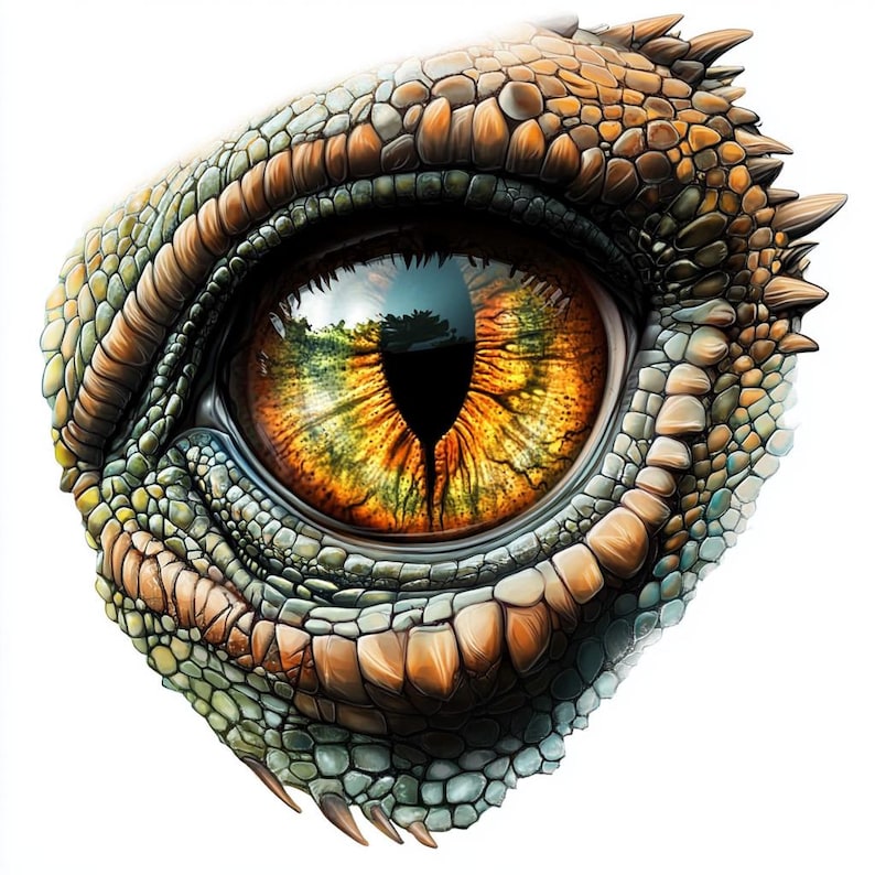 25 T-rex Eye Digital Clipart | High-resolution | Dinosaur-themed ...
