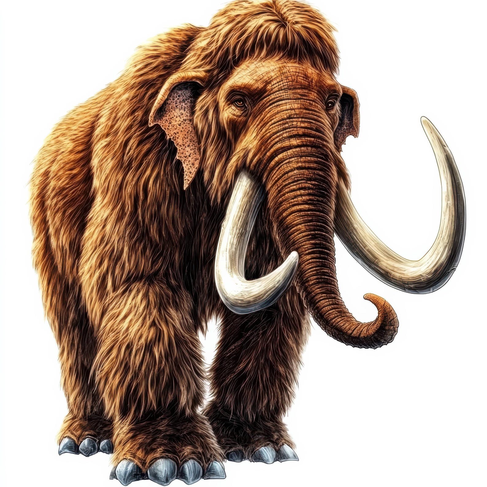 17 Woolly Mammoth Clipart | Majestic Ice Age Animal Illustrations for ...