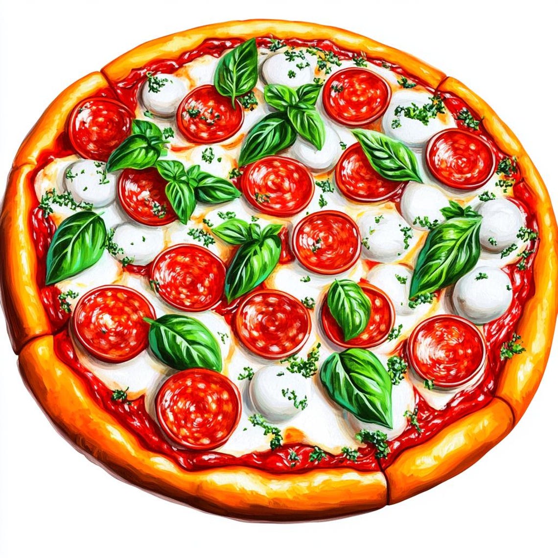 25 Pizza Digital Clipart | High-resolution | Fun & Tasty Designs for ...