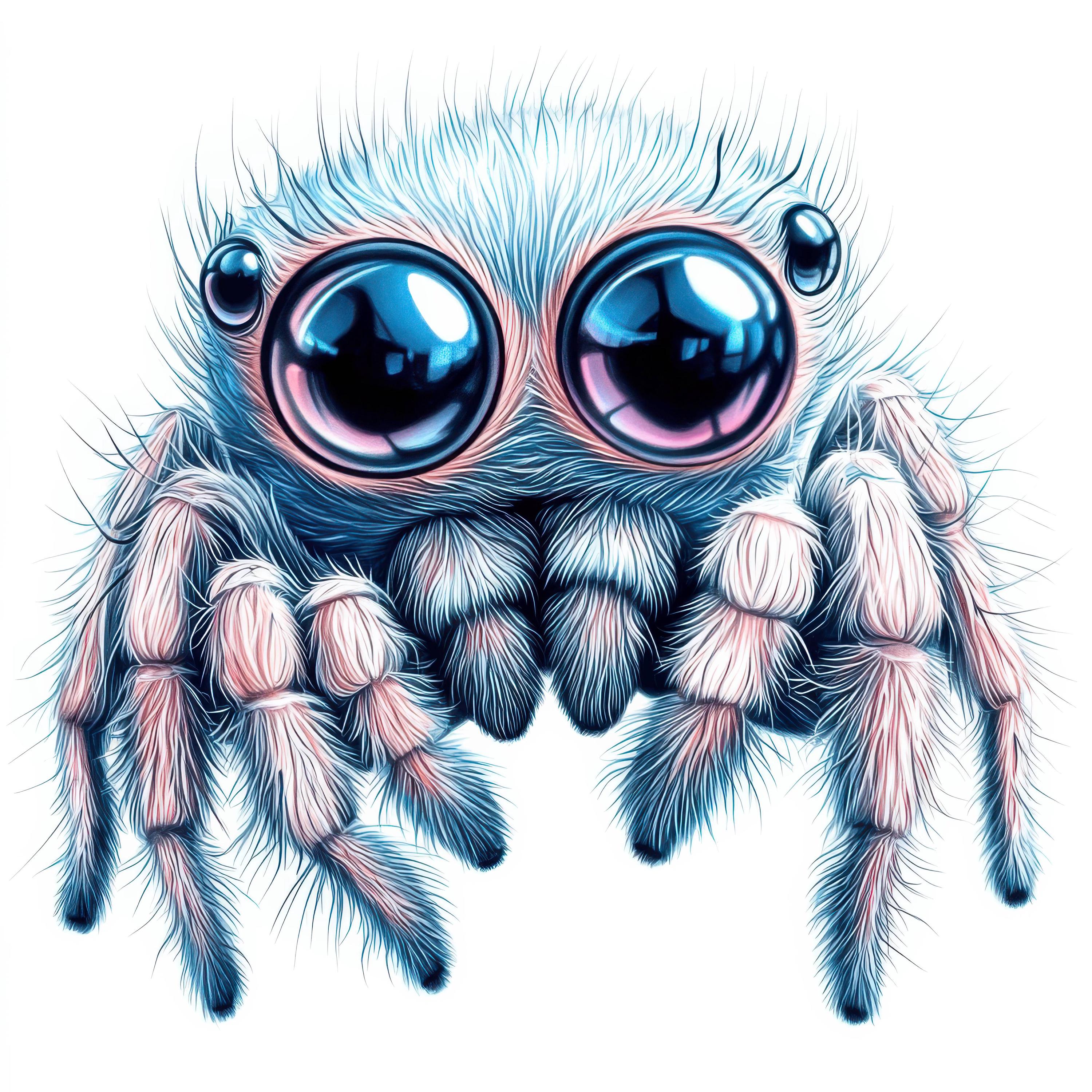 18 Cute Spider Clipart | Adorable Watercolor Spider Illustrations ...
