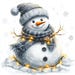 25 Christmas Snowman Digital Clipart | High-resolution | Festive & Cute ...