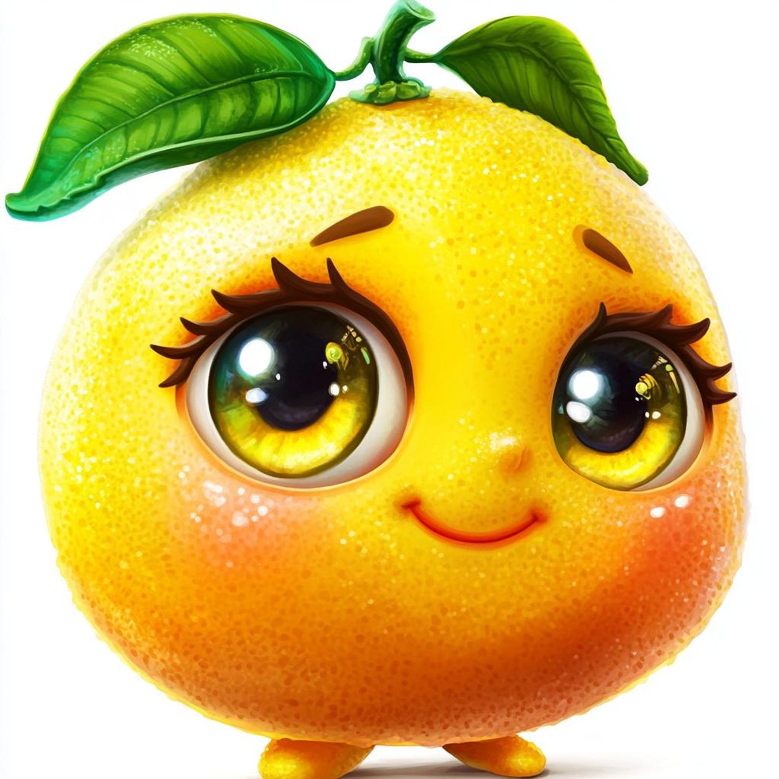 25 Cute Lemon Digital Clipart | High-resolution | Fun & Colorful ...