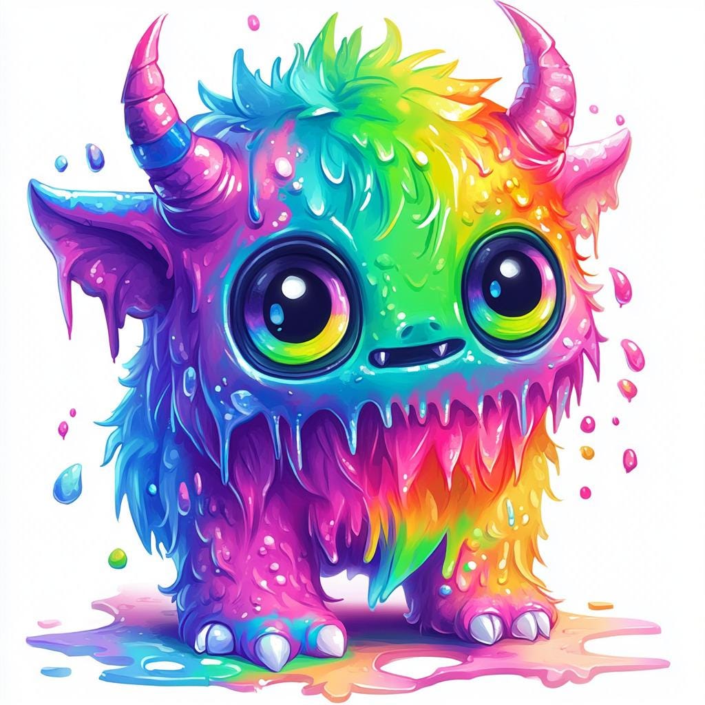 25 Cute Monster Digital Clipart | High-resolution | Fun Designs for ...