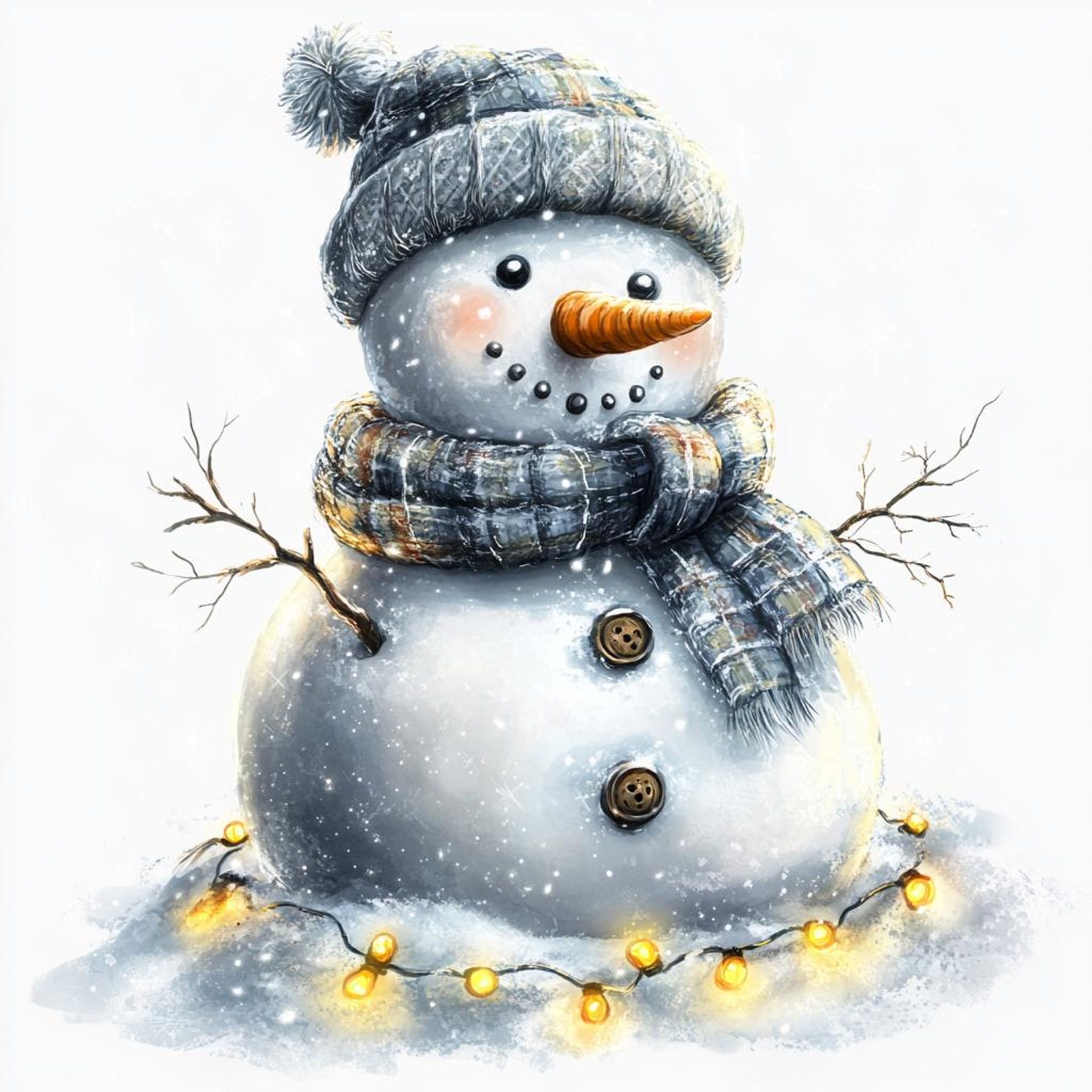 25 Christmas Snowman Digital Clipart | High-resolution | Festive & Cute ...