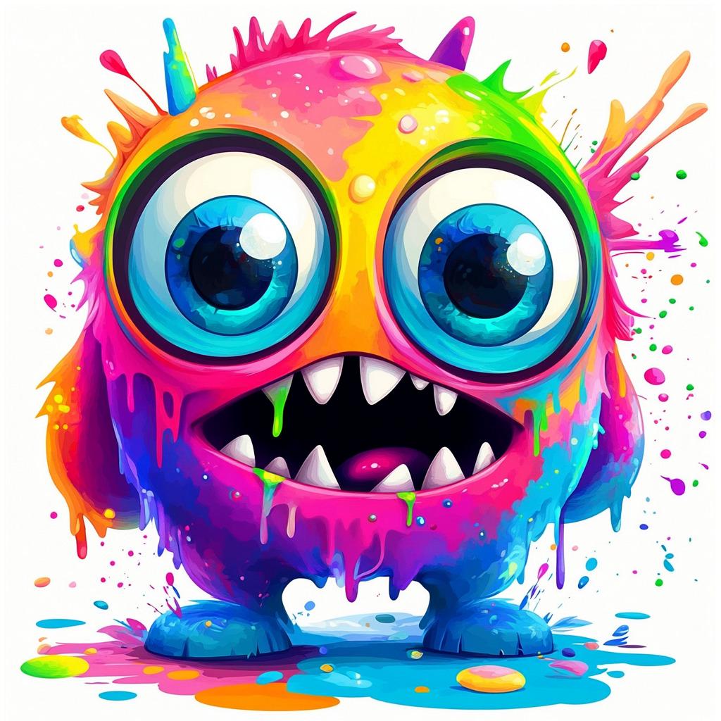 25 Cute Monster Digital Clipart | High-resolution | Fun Designs for ...