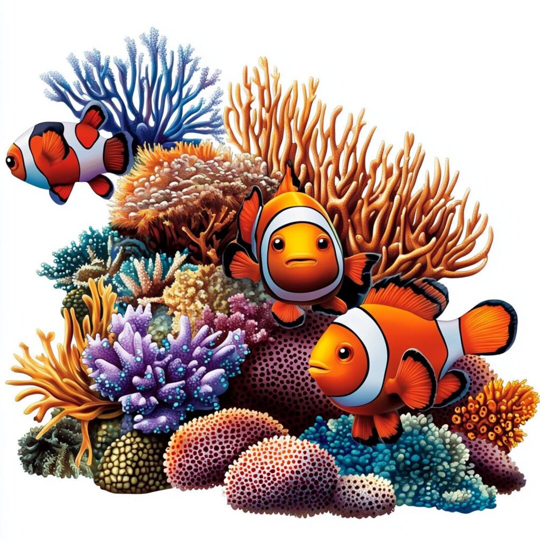 25 Clownfish Digital Clipart | High-resolution | Fun & Colorful Designs ...