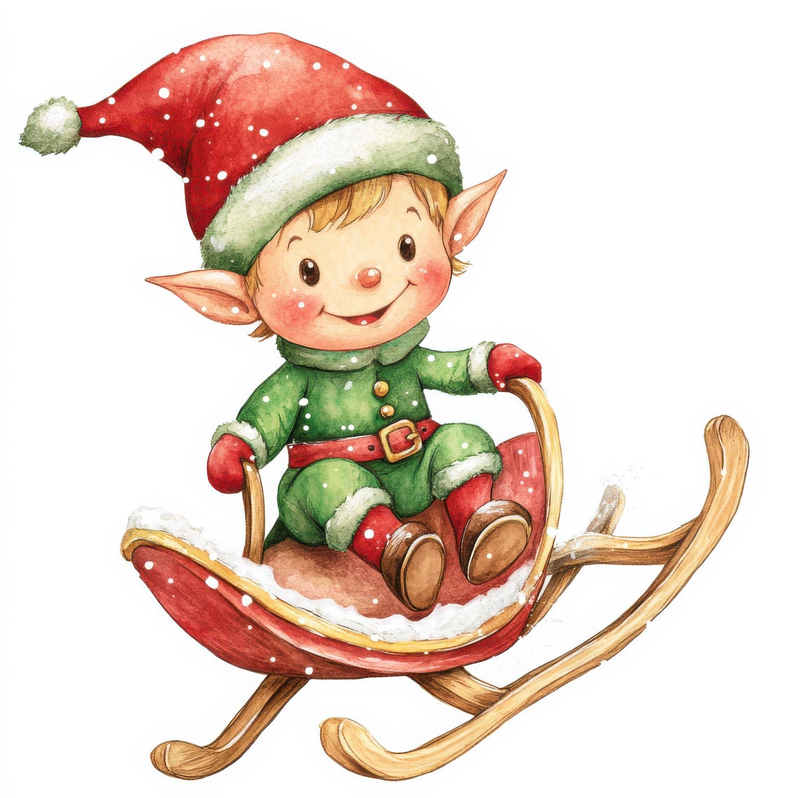 21 Christmas Elf Clipart | Enchanting Holiday Elf Illustrations for ...