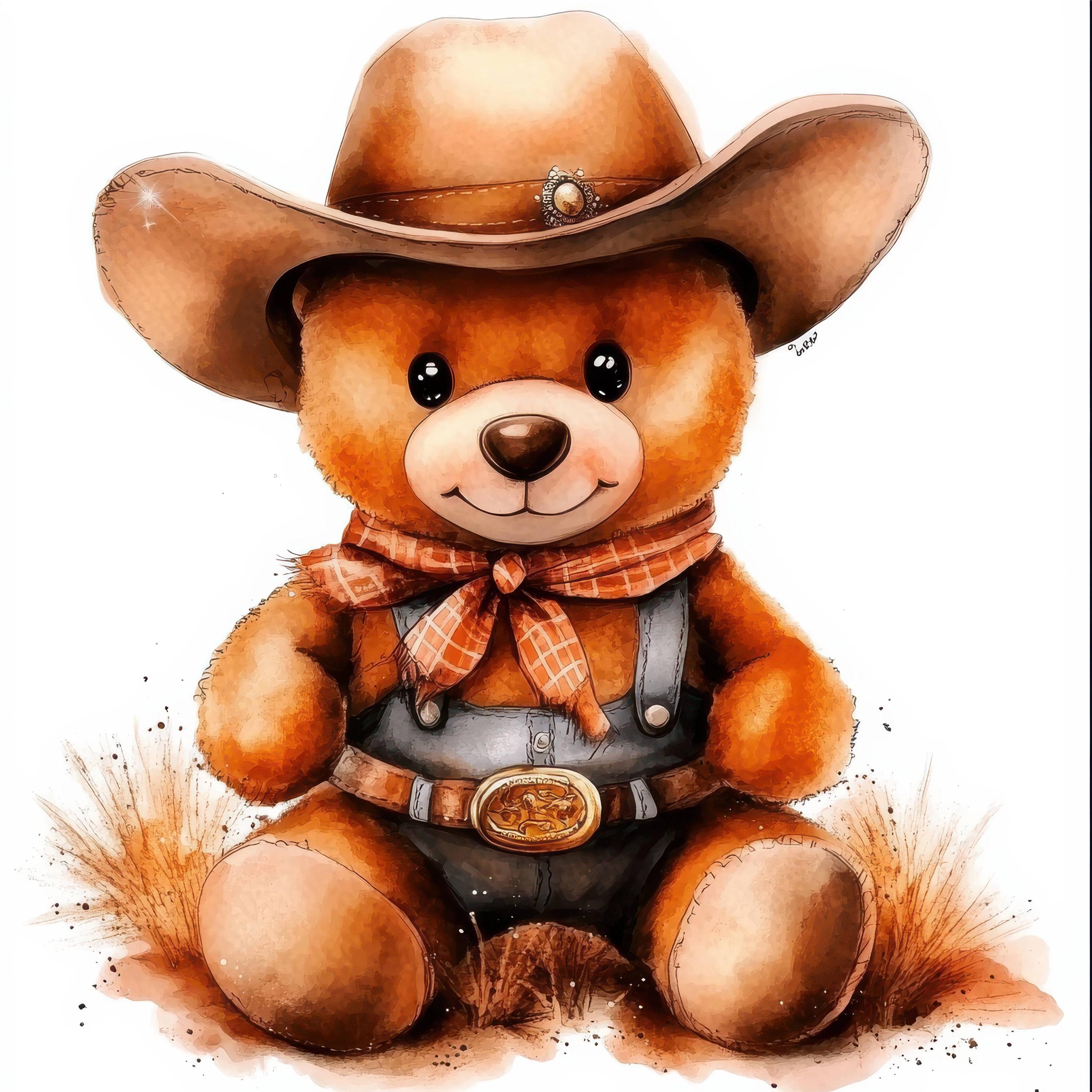 19 Teddy Bear Dressed up Clipart | Adorable Watercolor Teddy Bears in ...