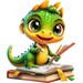 25 Cute Dinosaur Digital Clipart | High-resolution | Fun & Adorable ...