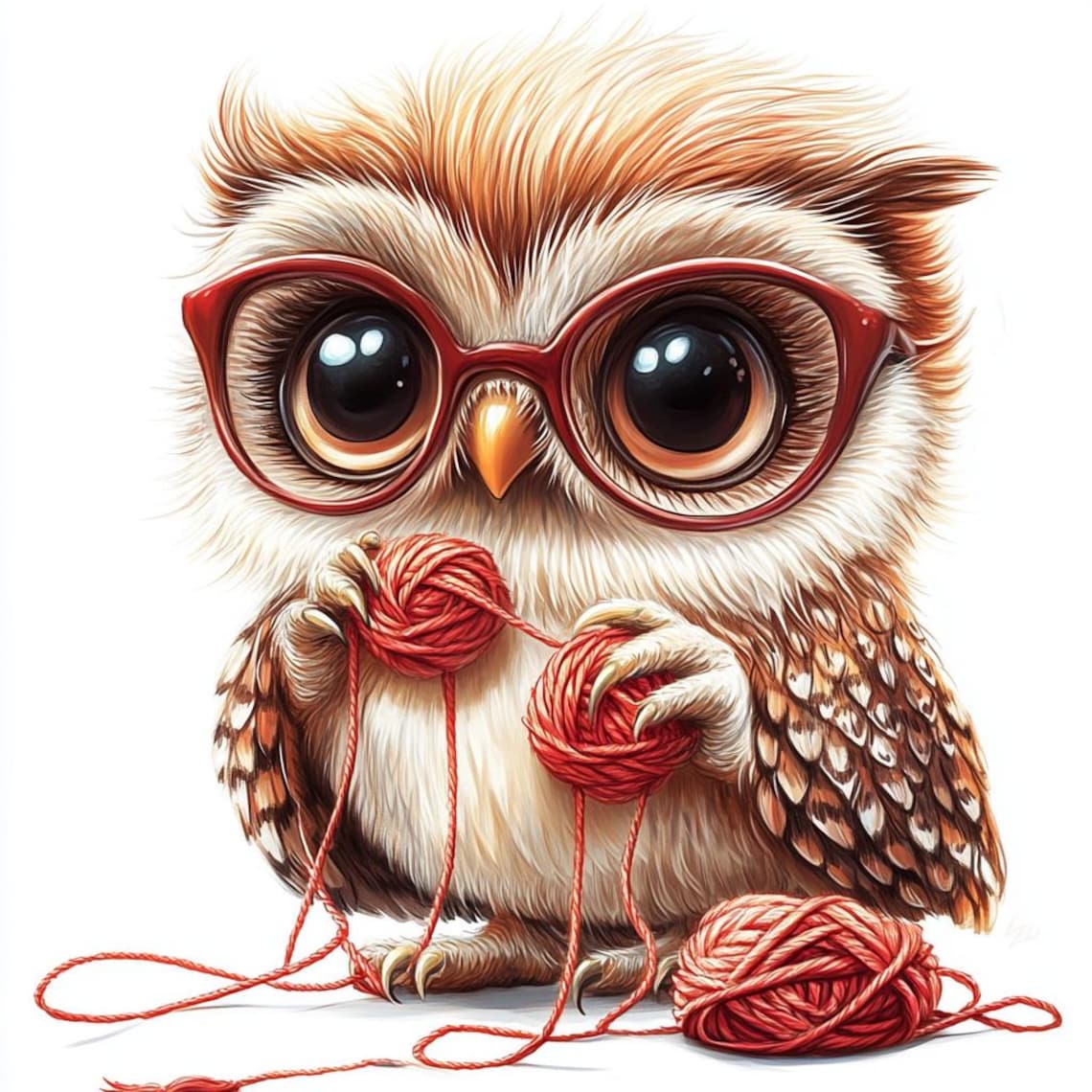 25 Cute Owl Digital Clipart | High-resolution | Adorable & Nature ...