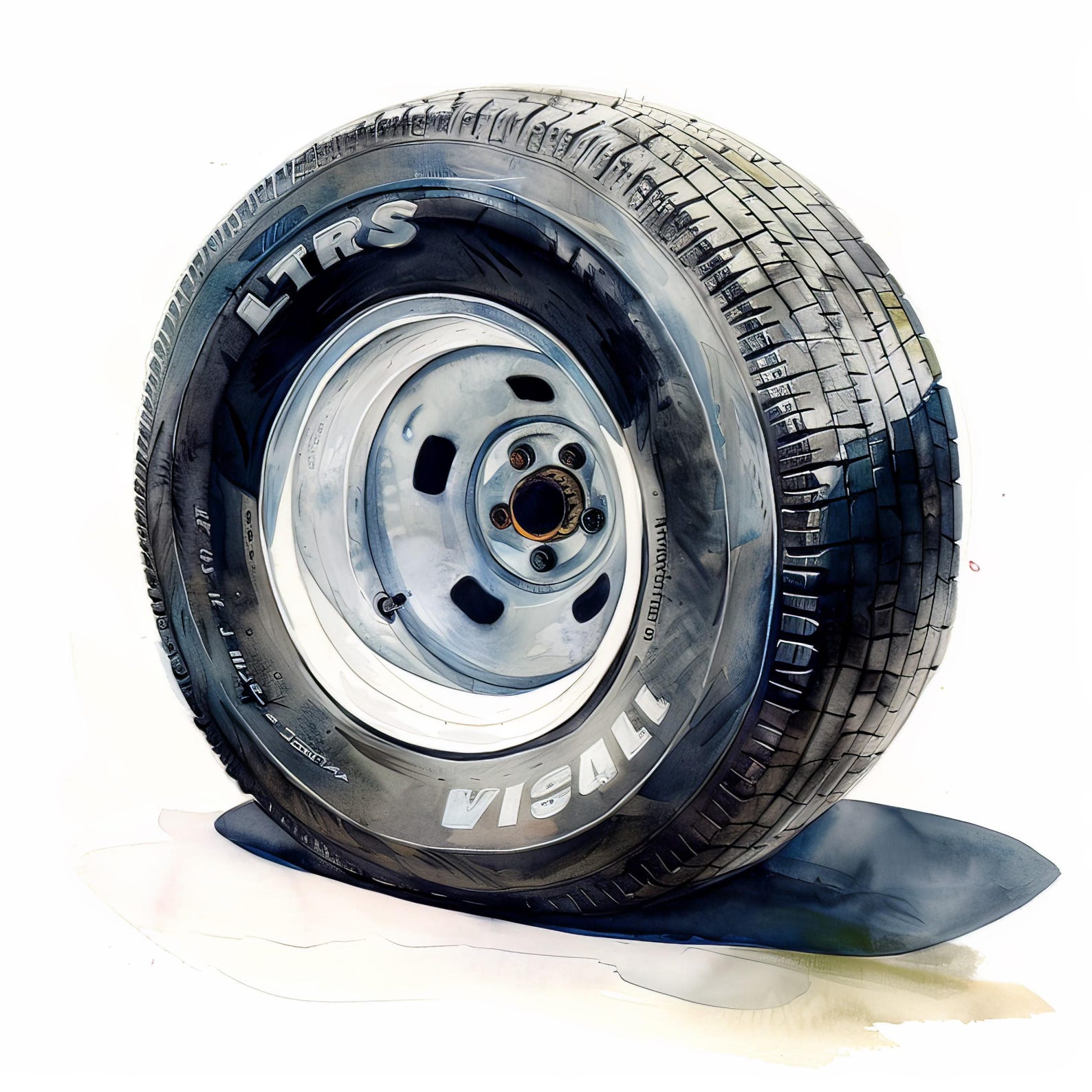 Wheel 50 Clipart High Res Watercolor JPG Junk Journals , Card Making ...