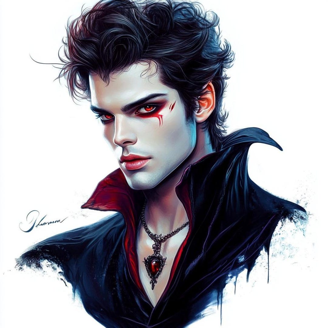 25 Vampire Digital Clipart | High-resolution | Gothic & Spooky Designs ...