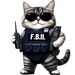 19 FBI Cat Clipart | Sleek FBI Cat Illustrations for Journals Jpg ...