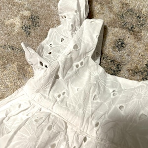 Simple White Lace Dress - Etsy