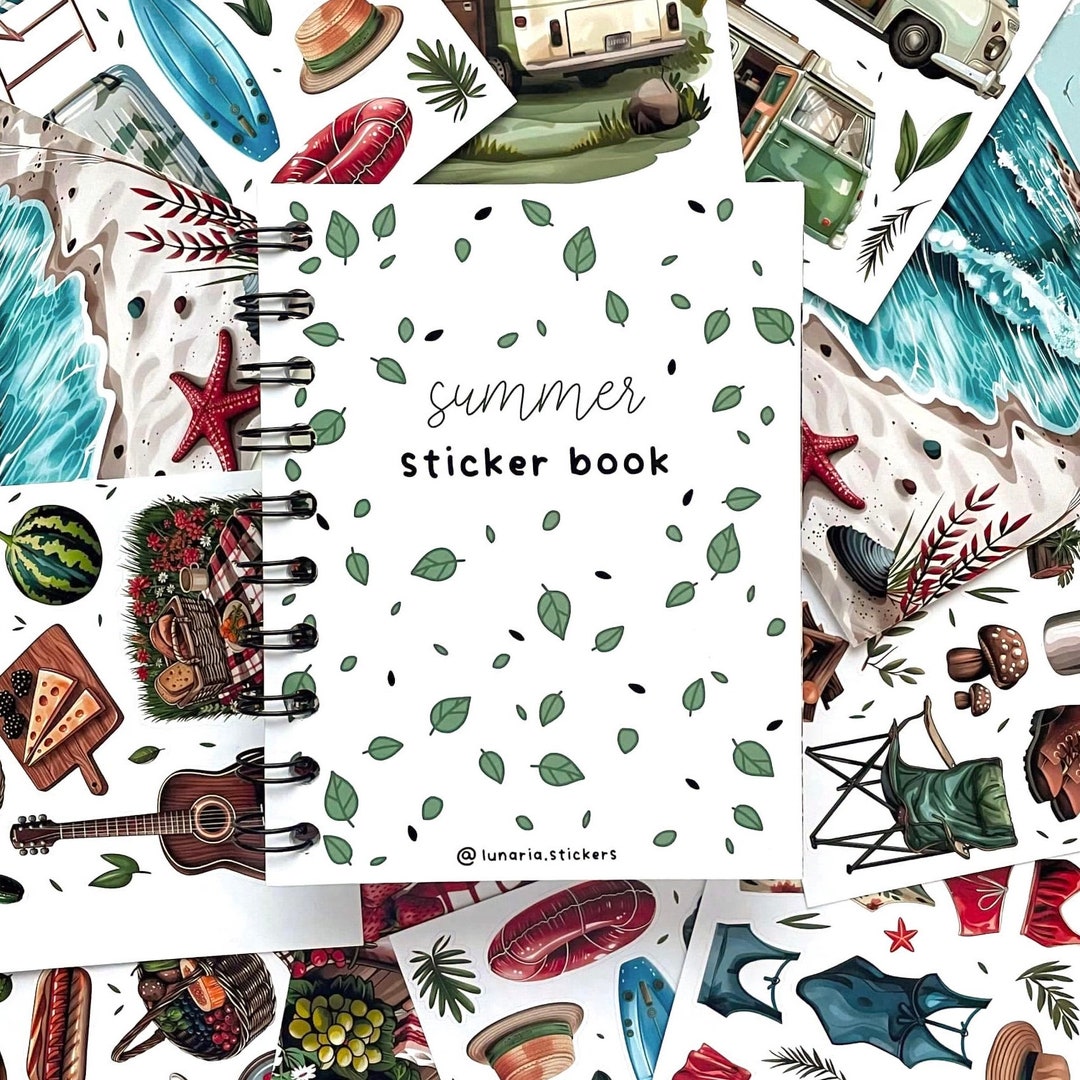 CLOSING DOWN SALE | Summer Sticker Book | | Bullet Journal | Journaling ...