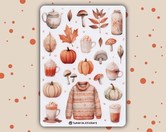 Fall Harvest Planner Stickers Fall Truck Planner Stickers - Etsy