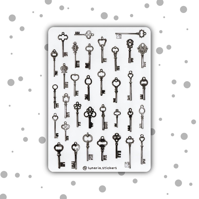 Vintage Skeleton Key - Etsy