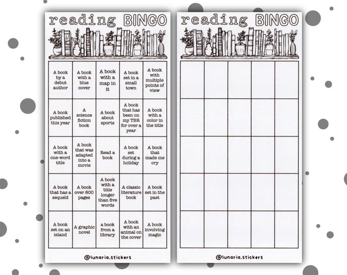TN Reading Bingo | Reading Challenge | Sticker | Colouring | Reading ...