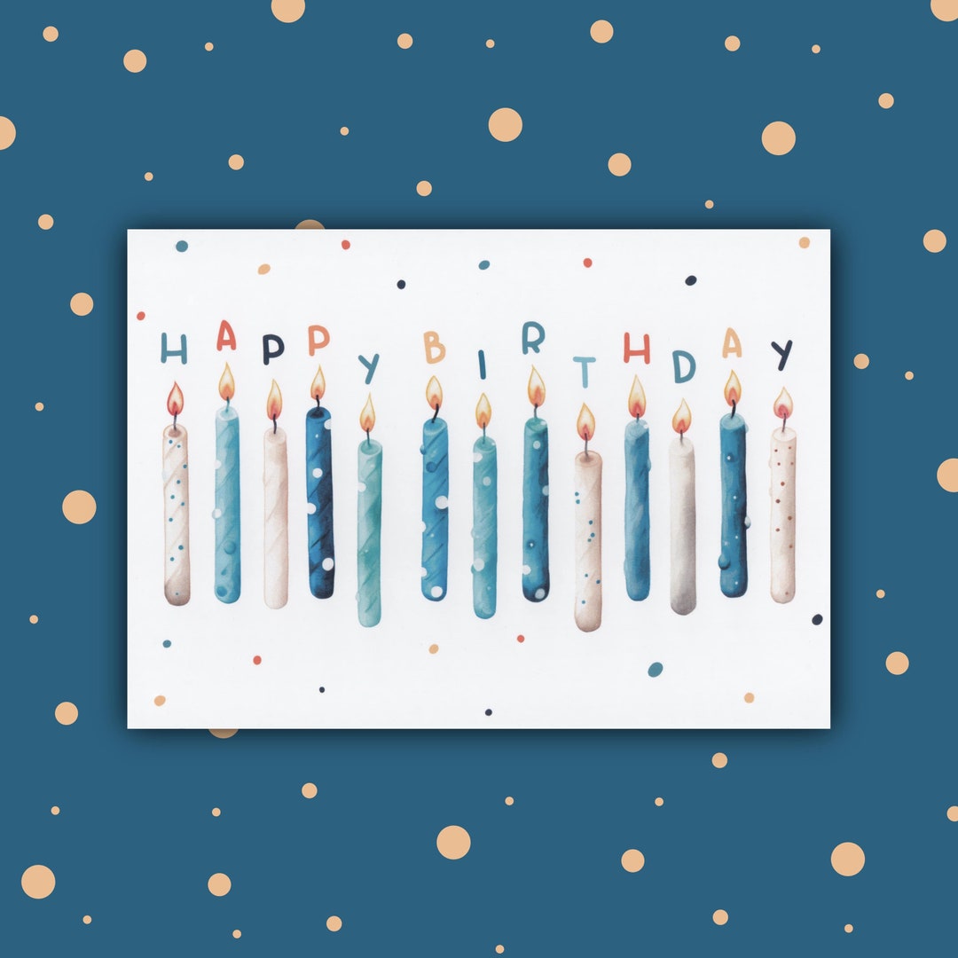 Greeting Card | Happy Birthday | Special Day | Birthday Card - Etsy