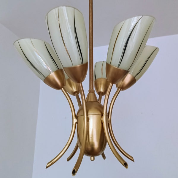 Sputnik chandelier ceiling light vintage - Etsy.de