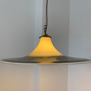 Huge Verti Murano Glass Pendant / Murano Chandelier/ Mid Century Modern ...