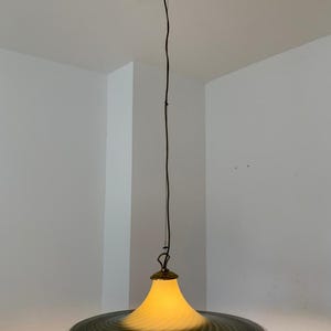 Huge Verti Murano Glass Pendant / Murano Chandelier/ Mid Century Modern ...