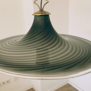 Huge Verti Murano Glass Pendant / Murano Chandelier/ Mid Century Modern ...