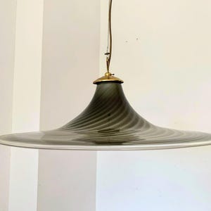 Huge Verti Murano Glass Pendant / Murano Chandelier/ Mid Century Modern ...