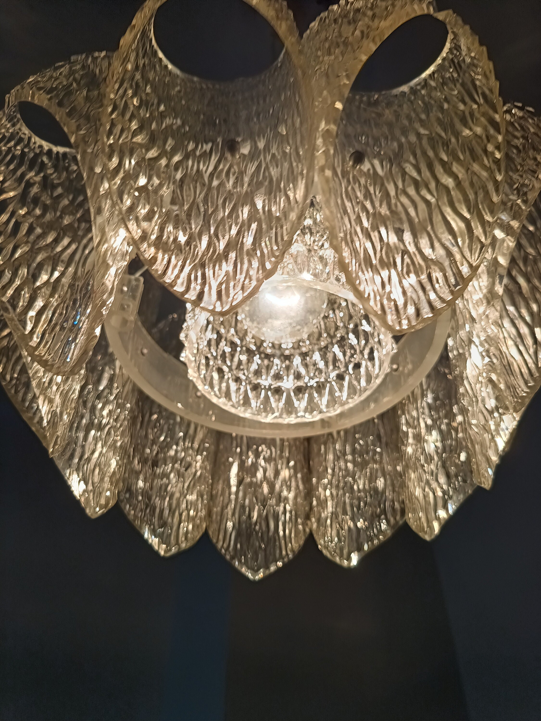 Mid Century Pendant/ Space Age Light Fixture/ Vintage - Etsy