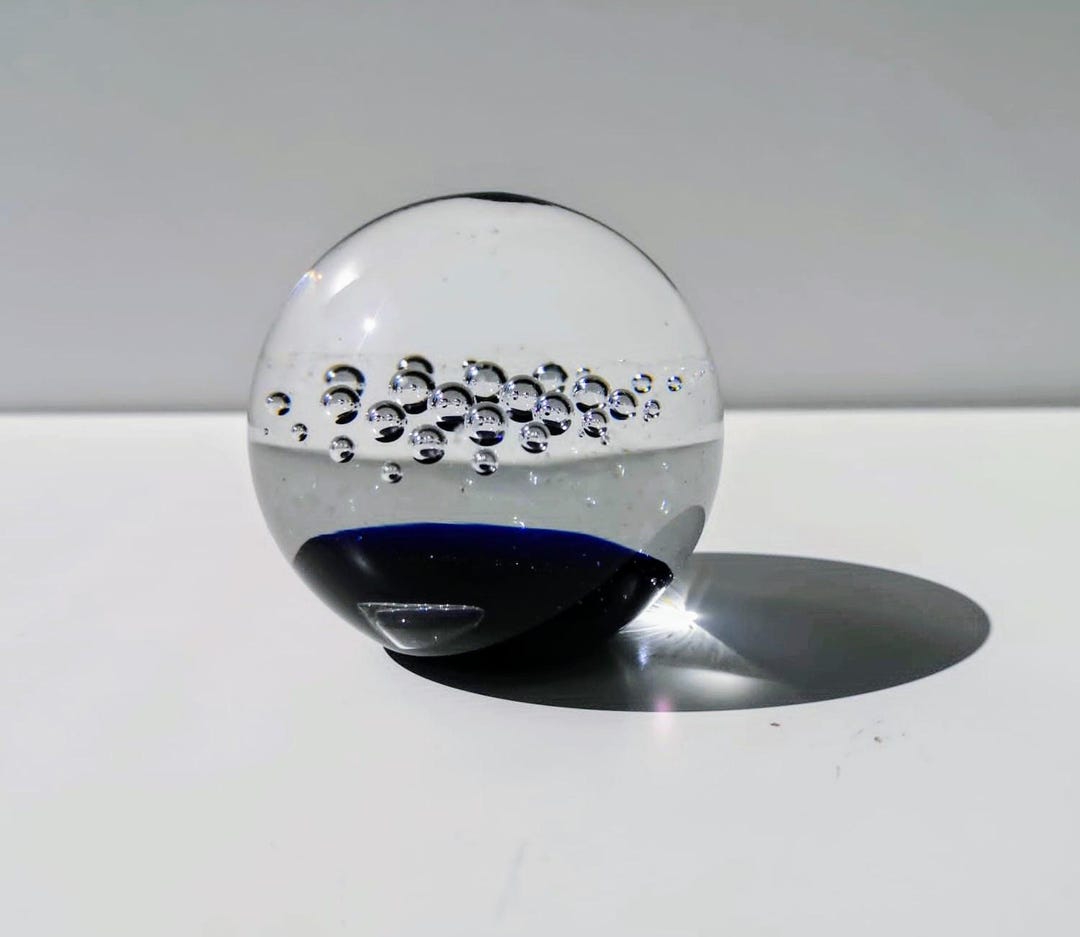 Murano Paperweight/ Mid Century Modern Art Glass Paperweight/ Vintage ...