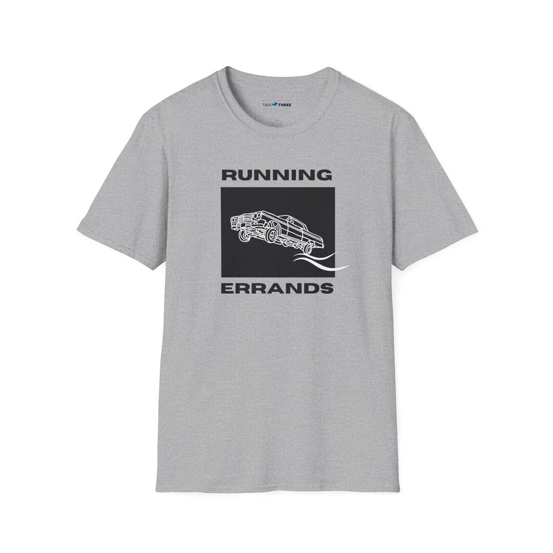 Running Errands T-shirt | Running Errands Phrase Tee - Etsy