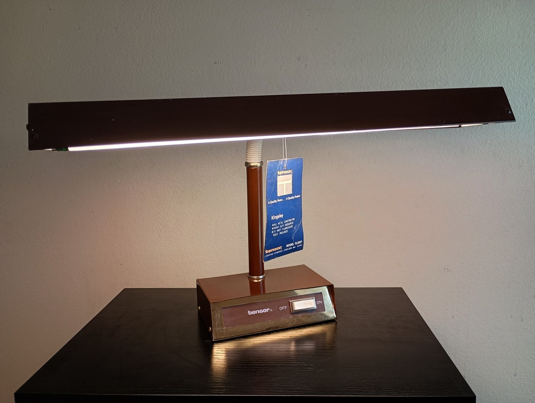 Vintage Tensor Metal Gooseneck Desktop Lamp - Etsy