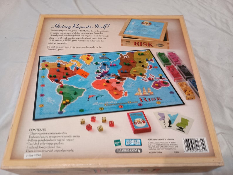Risk Wood Collectors Edition Board Game - Etsy