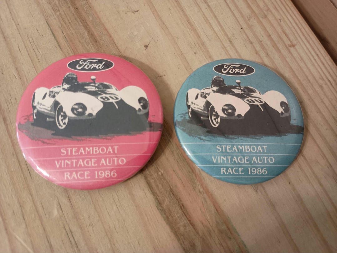 Vintage Ford Steamboat Race Pins From 1986 - Etsy