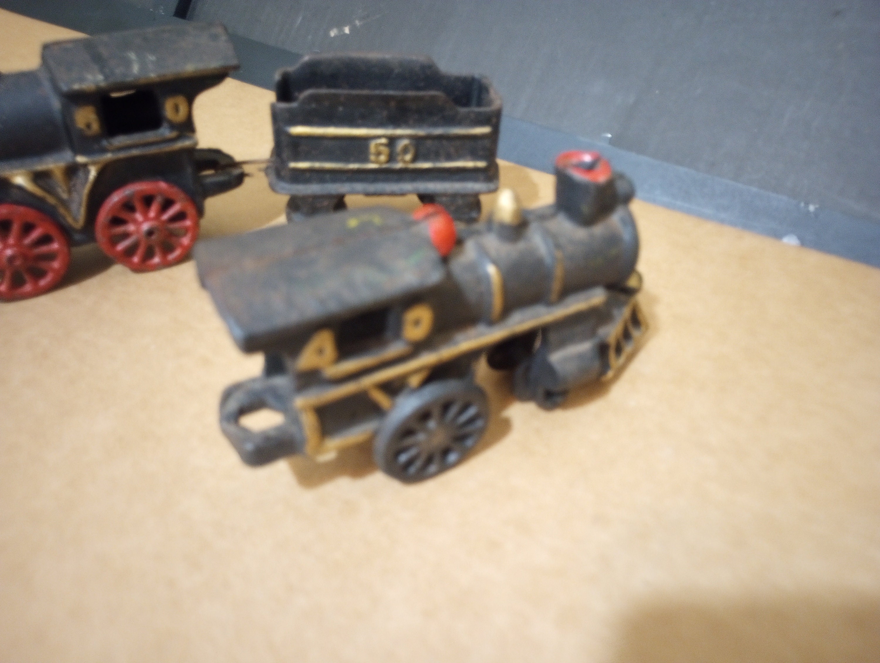 Antique Cast Iron Toy Trains 40 & 50 - Etsy