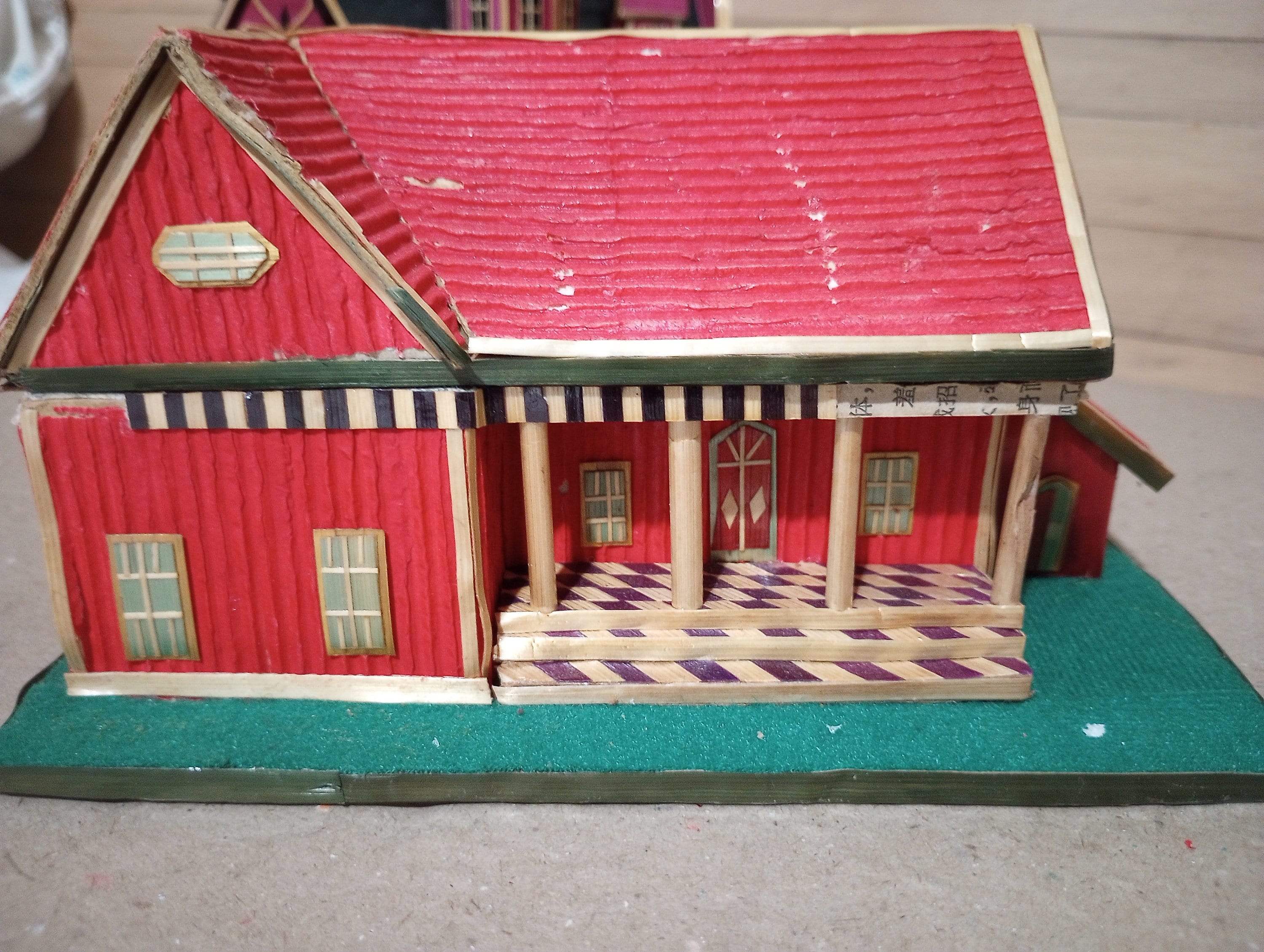 Miniature Straw Houses Vintage Straw Trinket Box Jewelry - Etsy