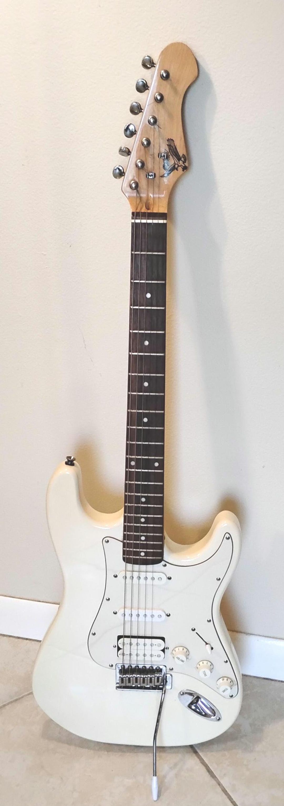 Vintage Electric Guitar S101 With 4 Pick-ups Pearl White Finish - Etsy