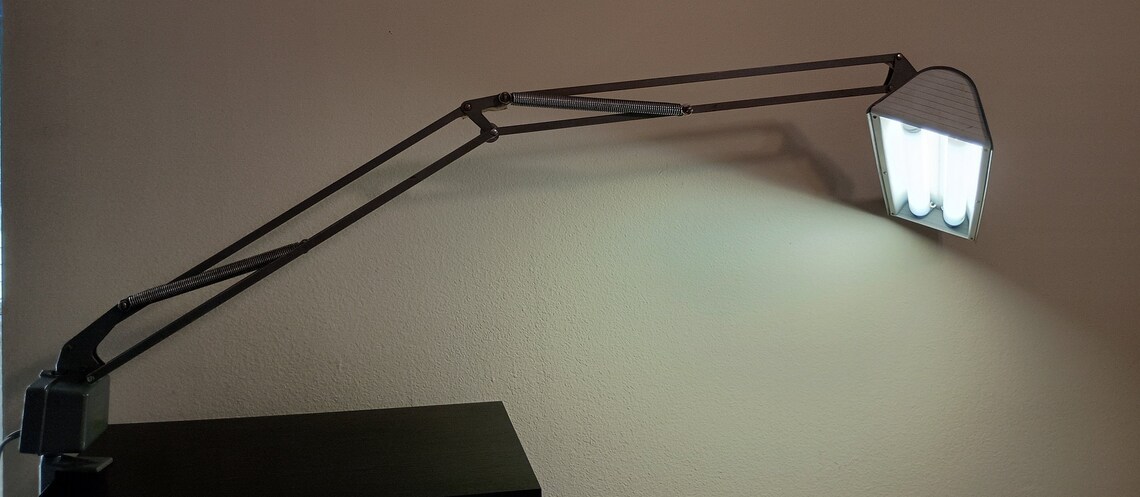 Luxo Industrial Task Lamp Clamp on Desk Lamp MCM 1950s - Etsy