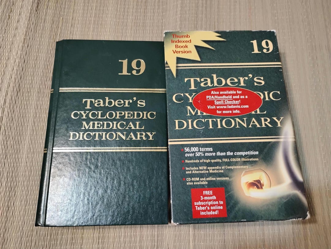 Tabers Cyclopedic Medical Dictionary V19 - Etsy
