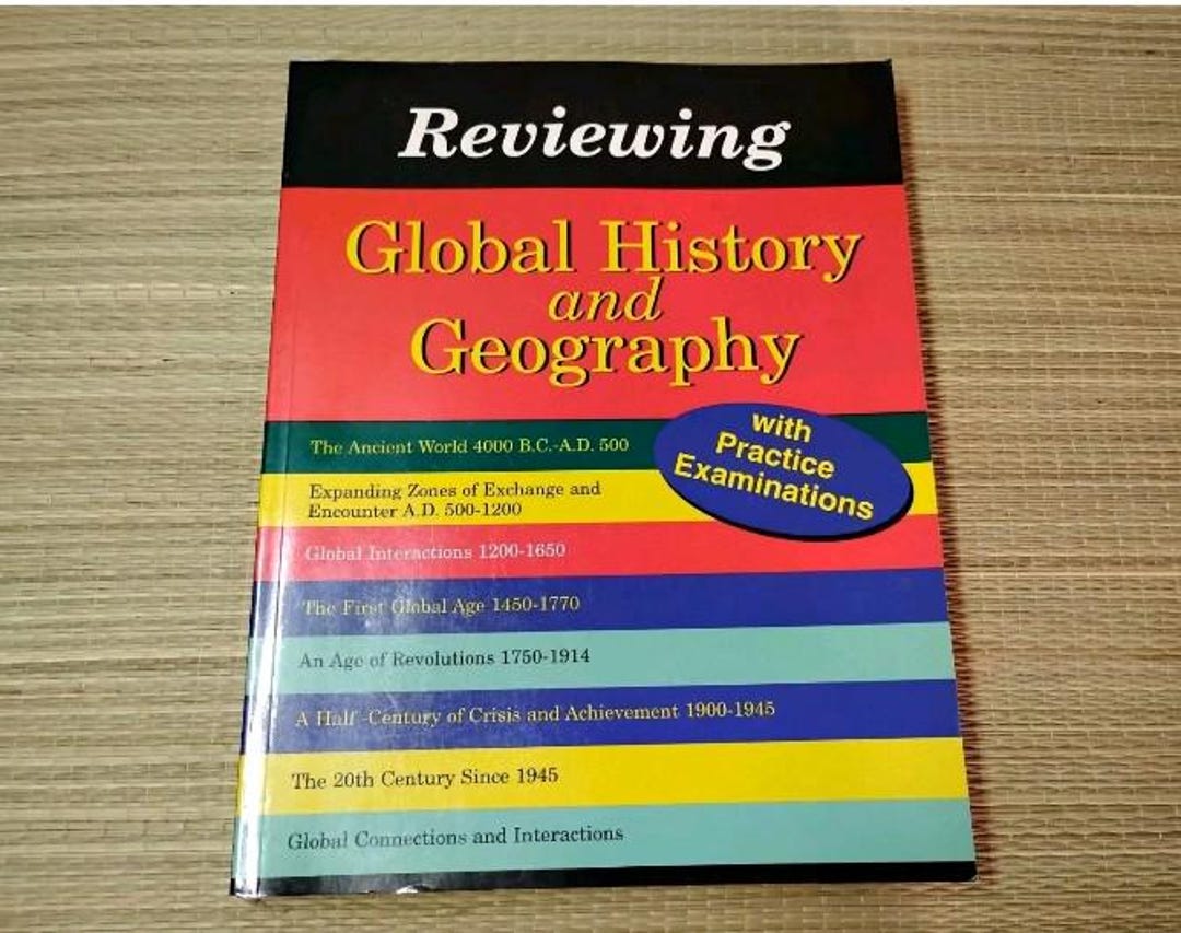 Reviewing Global History and Geography Text Book - Etsy
