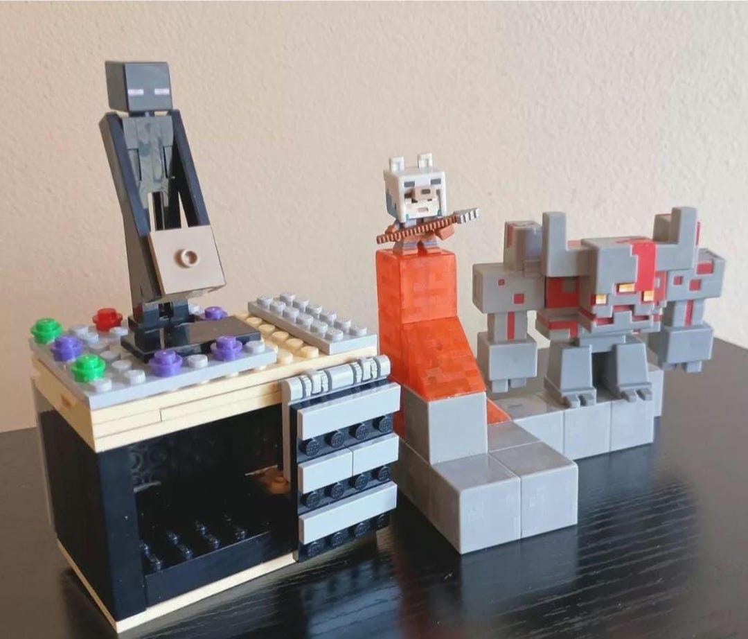 Minecraft Retired Lego Lot Collection Enderman, Monstrosity and Valerie ...