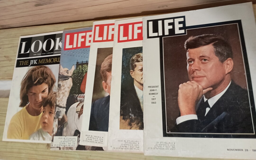 Life Magazine JFK and Jackie Thousand Days 5 Issues Commemorative ...