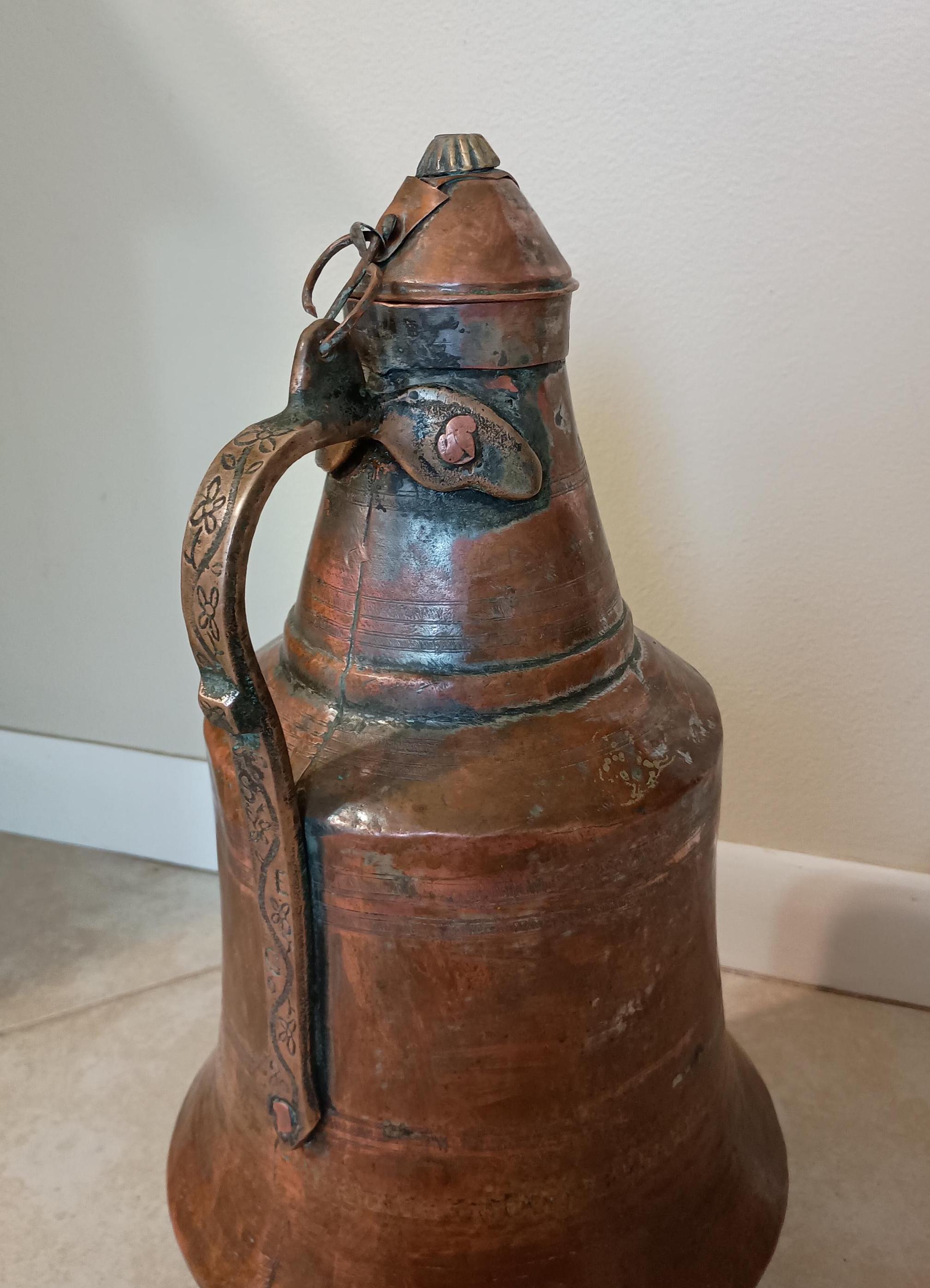 Antique Copper Pitcher 20 Inches 18th Century - Etsy