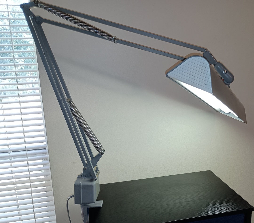 Luxo Industrial Task Lamp Clamp on Desk Lamp MCM 1950s - Etsy