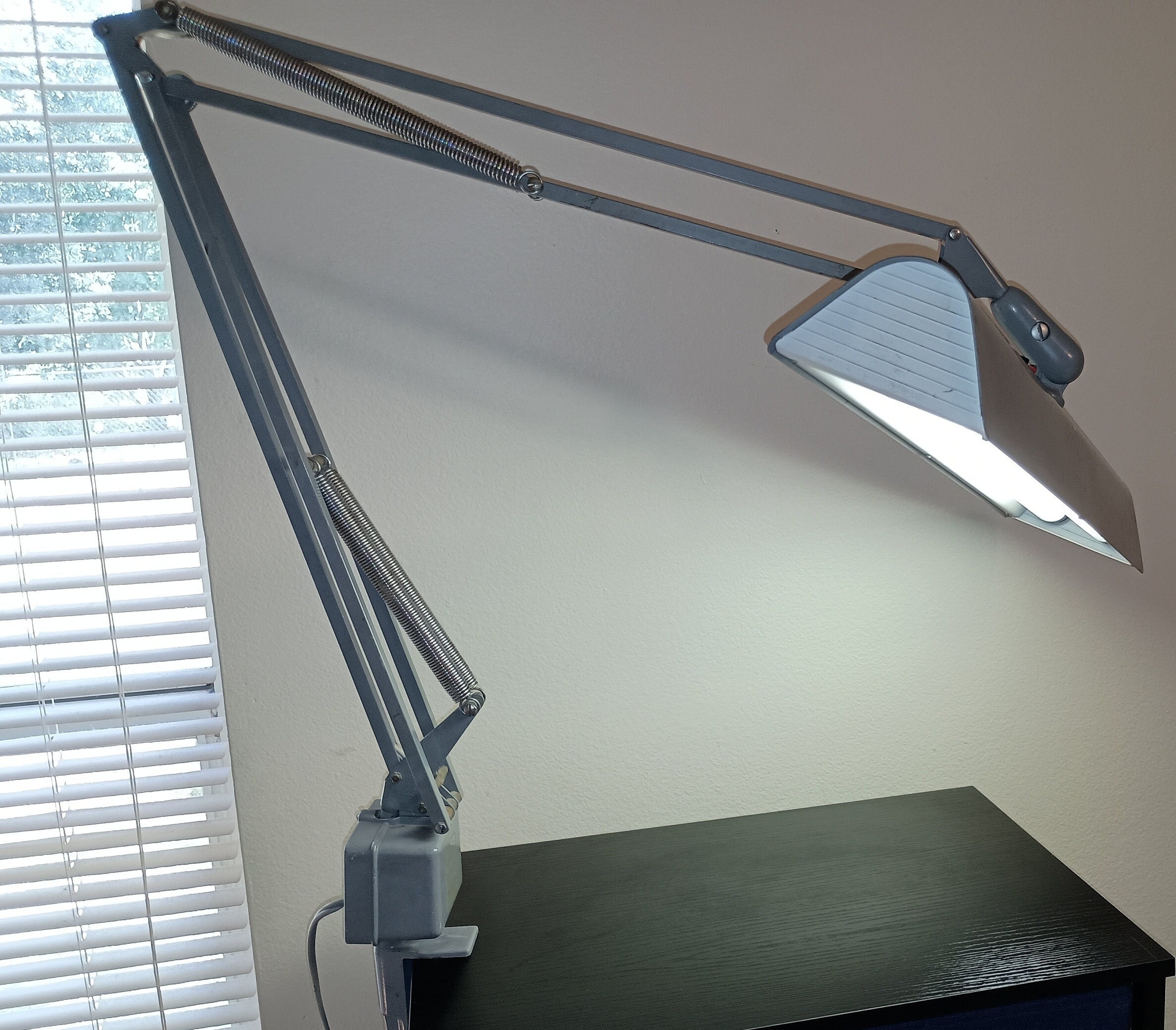 Luxo Industrial Task Lamp Clamp on Desk Lamp MCM 1950s - Etsy