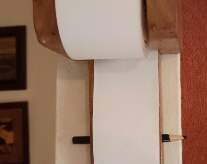 Vintage Wood and Copper Scrolling Note Pad Note Taker 9in Original ...