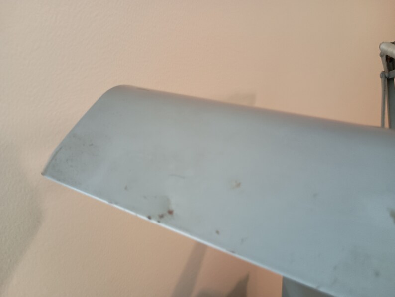 Luxo Industrial Articulating Desk Task Lamp MCM Heavy Base 26in Hood ...